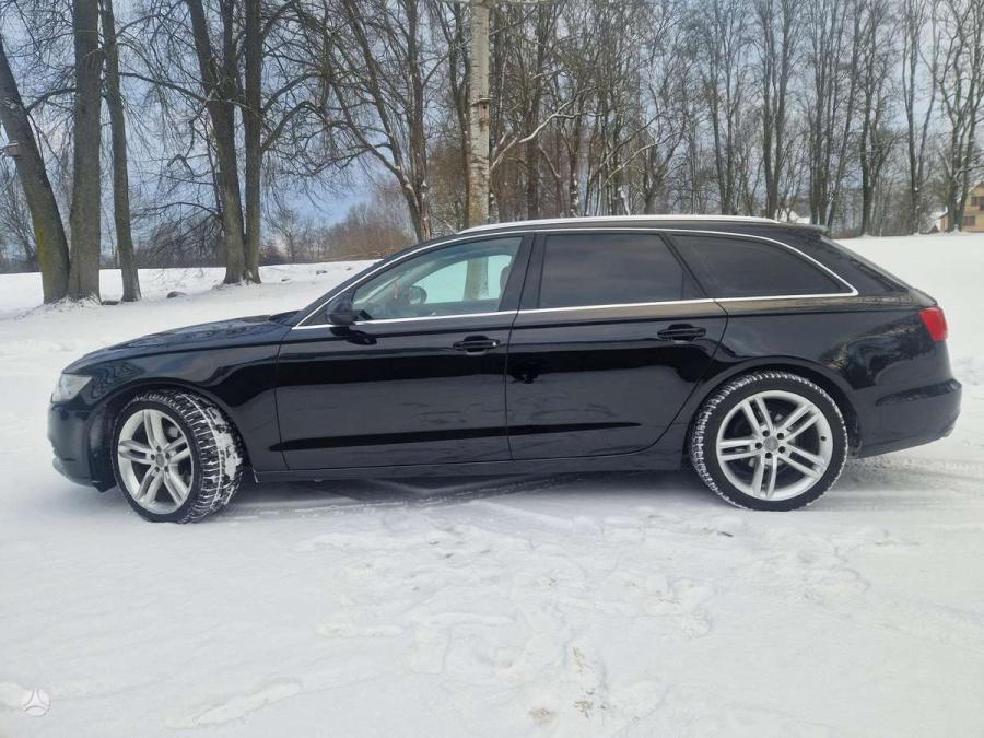 Black Audi A6 2012 in Anyksciai, with an engine capacity of 2.97 L and mileage of 329 thousand km for 7450 €, photo 8 on AUTOMOTO.COM.LV
