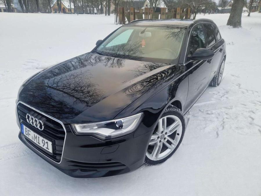 Black Audi A6 2012 in Anyksciai, with an engine capacity of 2.97 L and mileage of 329 thousand km for 7450 €, photo 9 on AUTOMOTO.COM.LV