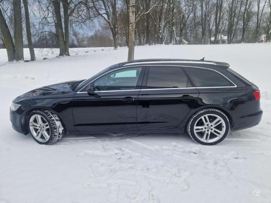 Black Audi A6 2012 in Anyksciai, with an engine capacity of 2.97 L and mileage of 329 thousand km for 7450 €, photo 16 on AUTOMOTO.COM.LV