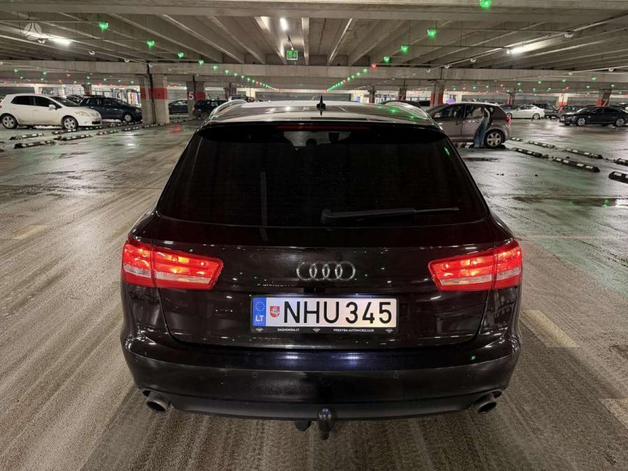 Black Audi A6 2012 in Kaunas, with an engine capacity of 1.98 L and mileage of 217 thousand km for 9950 €, photo 4 on AUTOMOTO.COM.LV