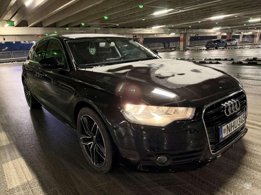 Black Audi A6 2012 in Kaunas, with an engine capacity of 1.98 L and mileage of 217 thousand km for 9950 €, photo 7 on AUTOMOTO.COM.LV