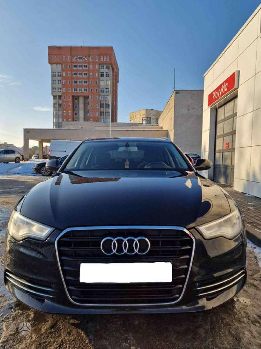 Melns Audi A6 2012 Kauņa, ar dzinēja tilpumu 1.97 L un nobraukumu 209 tūkst. km par 9900 €, foto 1 vietnē AUTOMOTO.COM.LV