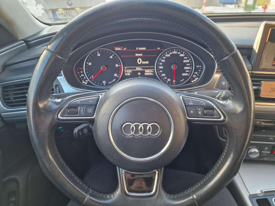 Melns Audi A6 2012 Kauņa, ar dzinēja tilpumu 1.97 L un nobraukumu 209 tūkst. km par 9900 €, foto 16 vietnē AUTOMOTO.COM.LV