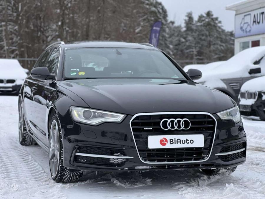 Black Audi A6 2012 in Utena, with an engine capacity of 2.97 L and mileage of 297 thousand km for 11650 €, photo 6 on AUTOMOTO.COM.LV