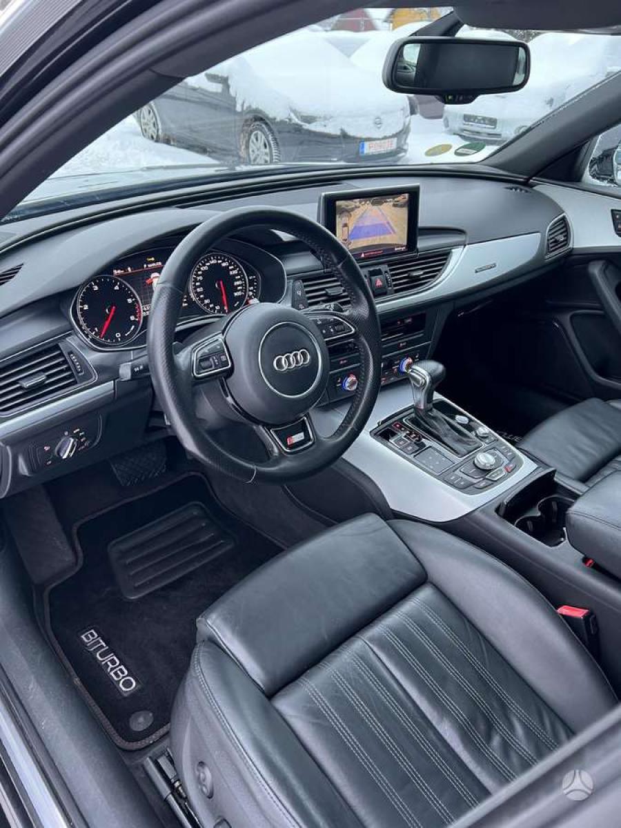 Black Audi A6 2012 in Utena, with an engine capacity of 2.97 L and mileage of 297 thousand km for 11650 €, photo 18 on AUTOMOTO.COM.LV