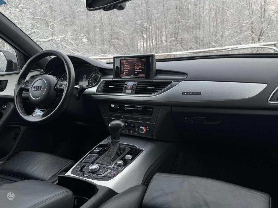 Melns Audi A6 2012 Viļņa, ar dzinēja tilpumu 2.97 L un nobraukumu 296 tūkst. km par 9800 €, foto 14 vietnē AUTOMOTO.COM.LV