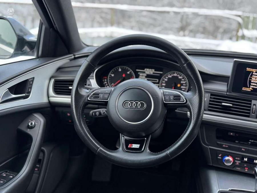 Melns Audi A6 2012 Viļņa, ar dzinēja tilpumu 2.97 L un nobraukumu 296 tūkst. km par 9800 €, foto 18 vietnē AUTOMOTO.COM.LV