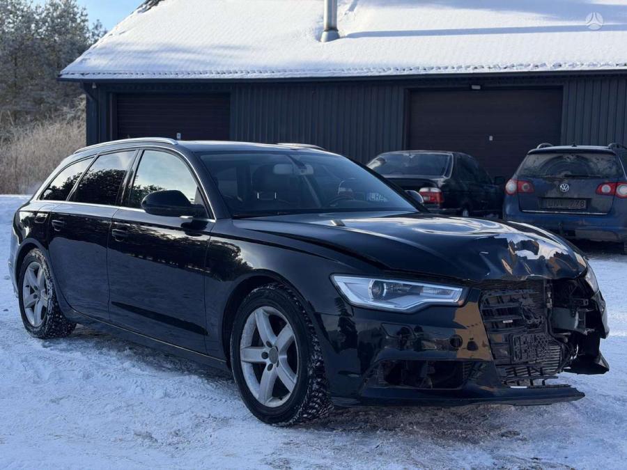 Black Audi A6 2012 in Rokiskis, with an engine capacity of 2.97 L and mileage of 330 thousand km for 5250 €, photo 1 on AUTOMOTO.COM.LV
