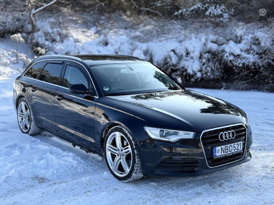 Melns Audi A6 2012 Viļņa, ar dzinēja tilpumu 3.00 L un nobraukumu 290 tūkst. km par 7700 €, foto 1 vietnē AUTOMOTO.COM.LV