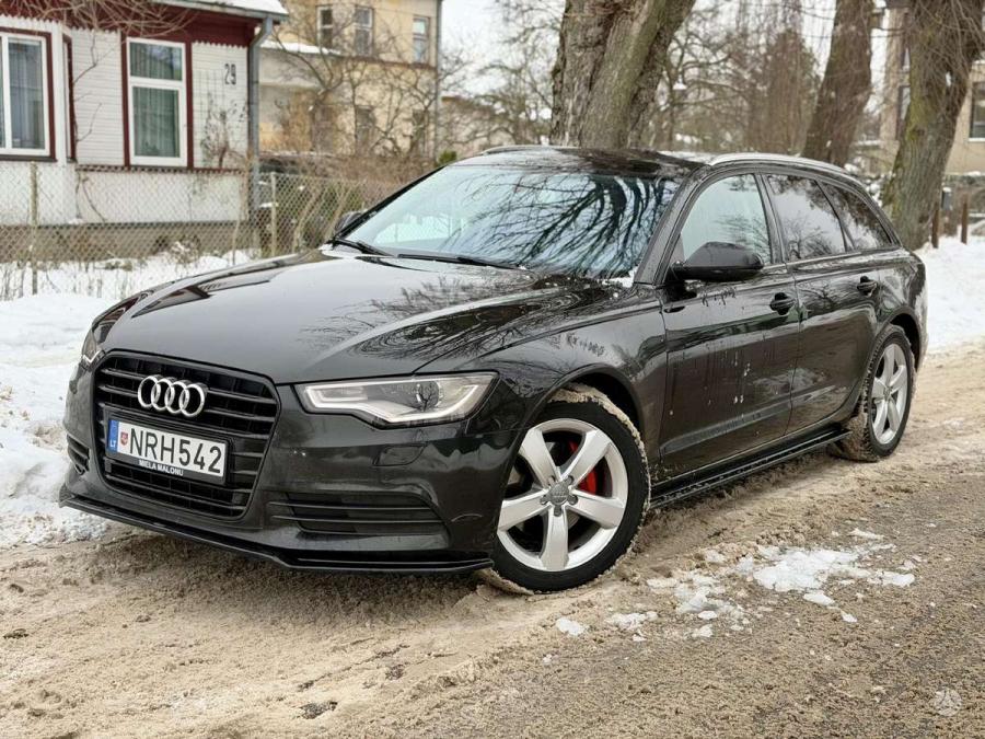 Black Audi A6 2012 in Kaunas, with an engine capacity of 2.97 L and mileage of 380 thousand km for 8800 €, photo 6 on AUTOMOTO.COM.LV