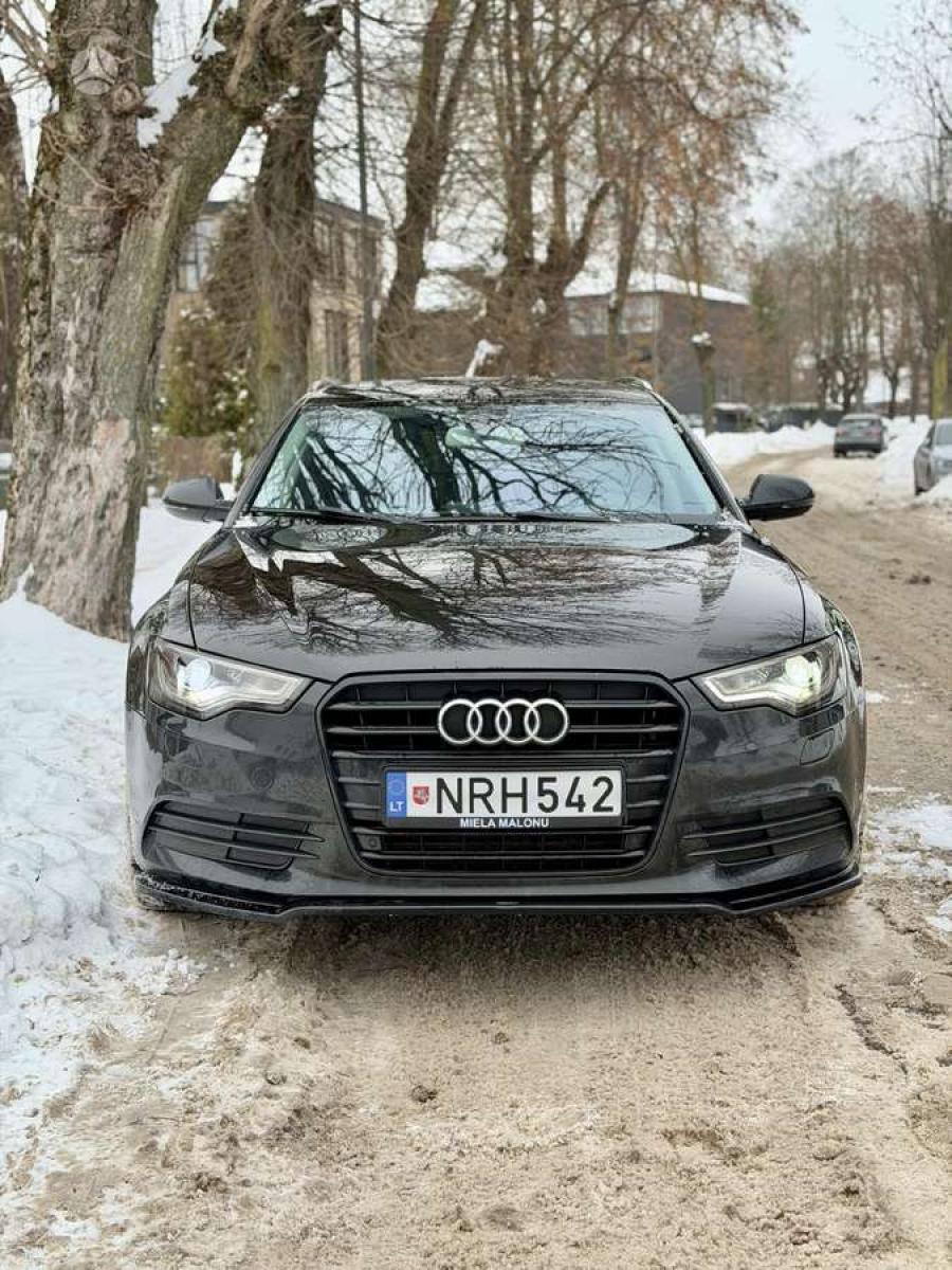 Black Audi A6 2012 in Kaunas, with an engine capacity of 2.97 L and mileage of 380 thousand km for 8800 €, photo 8 on AUTOMOTO.COM.LV