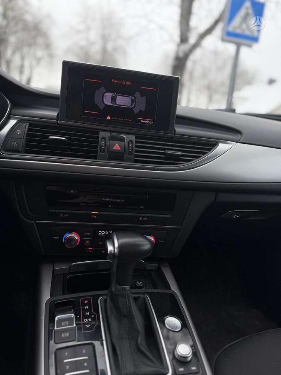 Black Audi A6 2012 in Kaunas, with an engine capacity of 2.97 L and mileage of 380 thousand km for 8800 €, photo 15 on AUTOMOTO.COM.LV