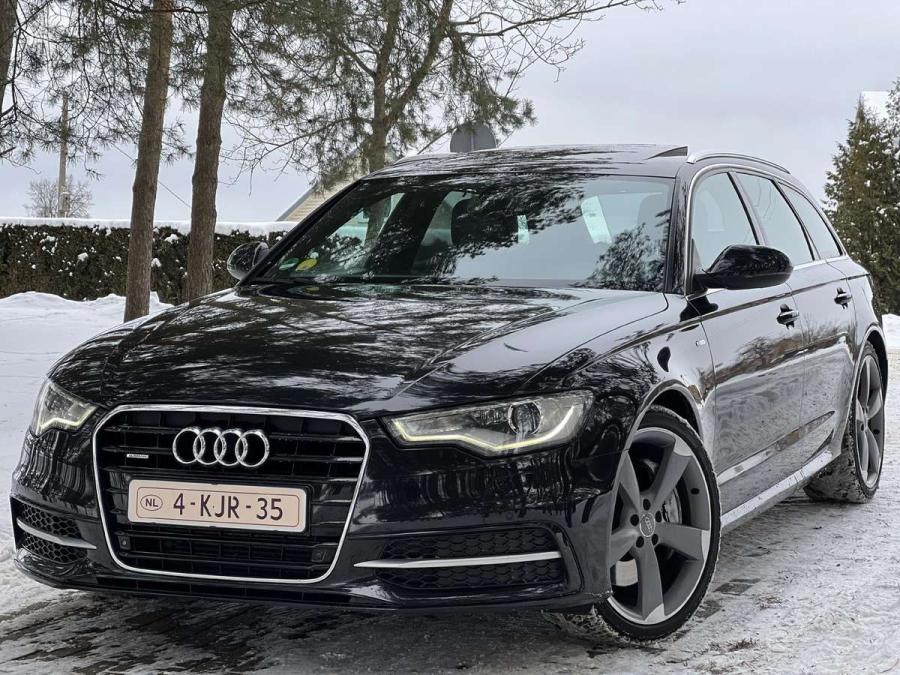 Black Audi A6 2012 in Utena, with an engine capacity of 2.97 L and mileage of 297 thousand km for 11450 €, photo 6 on AUTOMOTO.COM.LV