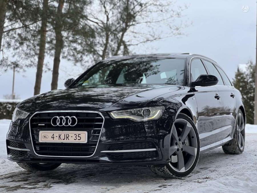 Black Audi A6 2012 in Utena, with an engine capacity of 2.97 L and mileage of 297 thousand km for 11450 €, photo 7 on AUTOMOTO.COM.LV