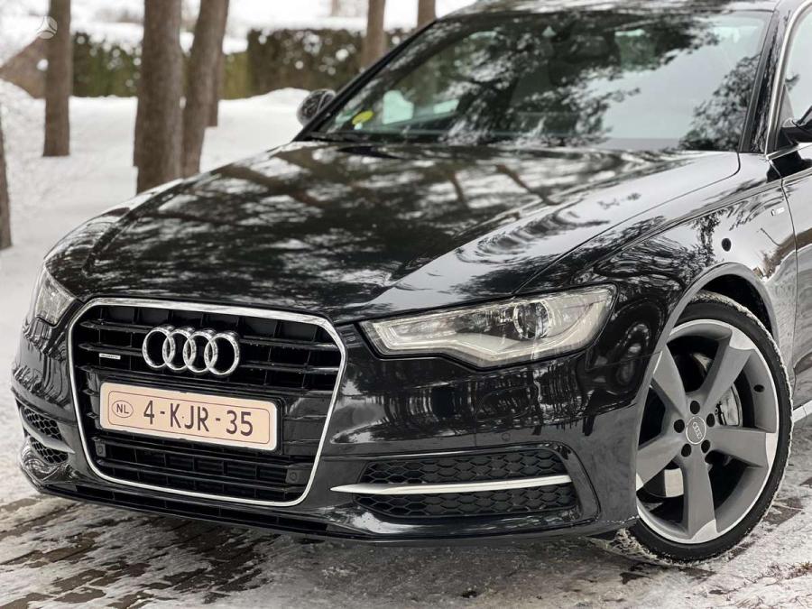 Black Audi A6 2012 in Utena, with an engine capacity of 2.97 L and mileage of 297 thousand km for 11450 €, photo 8 on AUTOMOTO.COM.LV