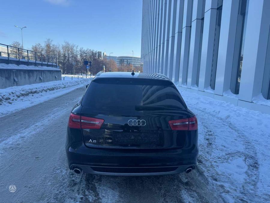 Black Audi A6 2012 in Vilnius, with an engine capacity of 2.97 L and mileage of 335 thousand km for 9999 €, photo 5 on AUTOMOTO.COM.LV