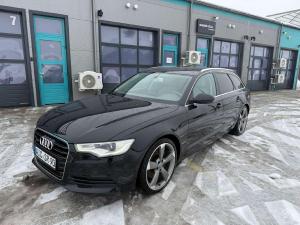 Black Audi A6 2012 in Kaunas, with an engine capacity of 2.97 L and mileage of 254 thousand km for 11499 €, photo  on AUTOMOTO.COM.LV