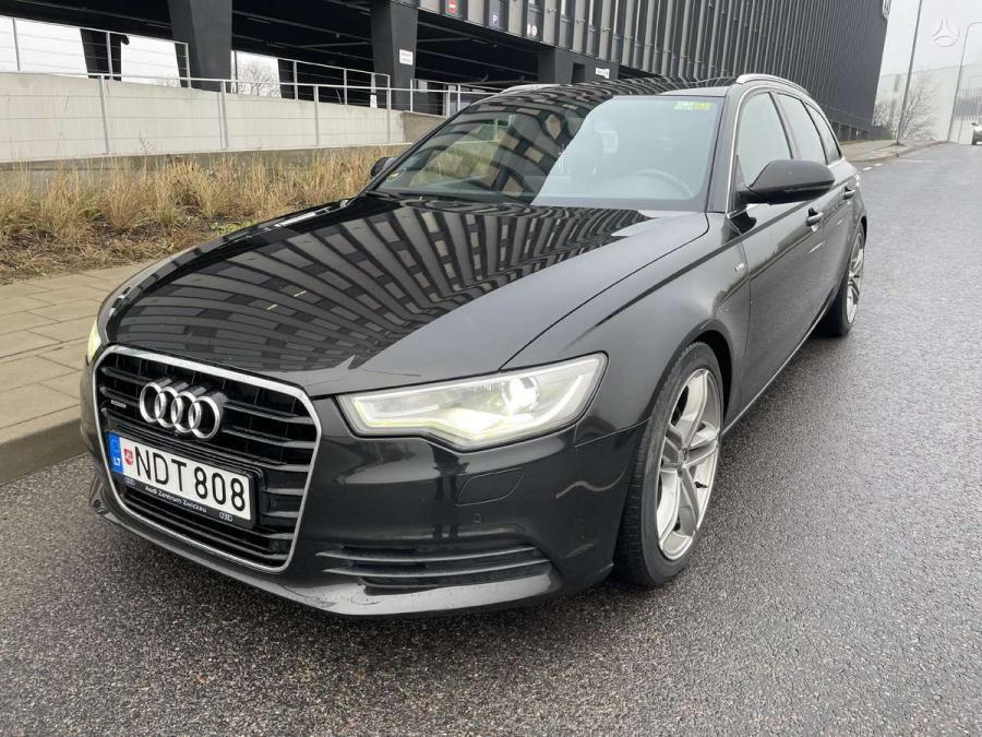 Black Audi A6 2012 in Vilnius, with an engine capacity of 2.97 L and mileage of 306 thousand km for 9000 €, photo 1 on AUTOMOTO.COM.LV