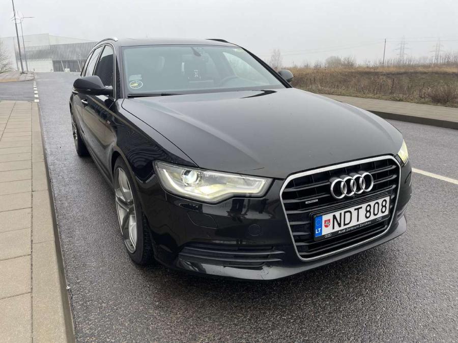 Black Audi A6 2012 in Vilnius, with an engine capacity of 2.97 L and mileage of 306 thousand km for 9000 €, photo 2 on AUTOMOTO.COM.LV