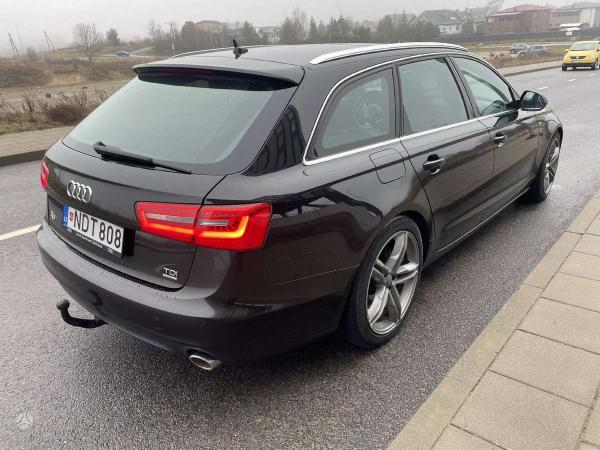 Black Audi A6 2012 in Vilnius, with an engine capacity of 2.97 L and mileage of 306 thousand km for 9000 €, photo 4 on AUTOMOTO.COM.LV