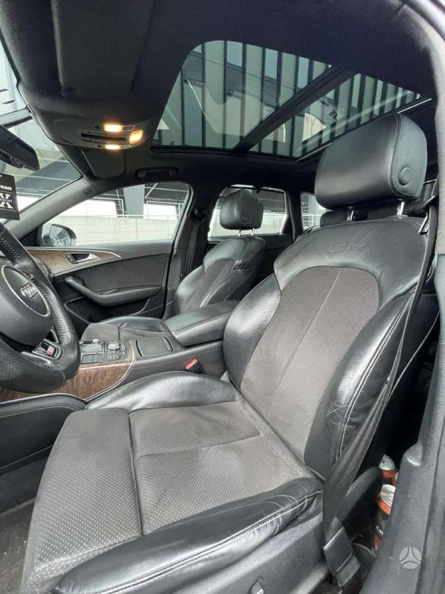 Black Audi A6 2012 in Vilnius, with an engine capacity of 2.97 L and mileage of 306 thousand km for 9000 €, photo 8 on AUTOMOTO.COM.LV