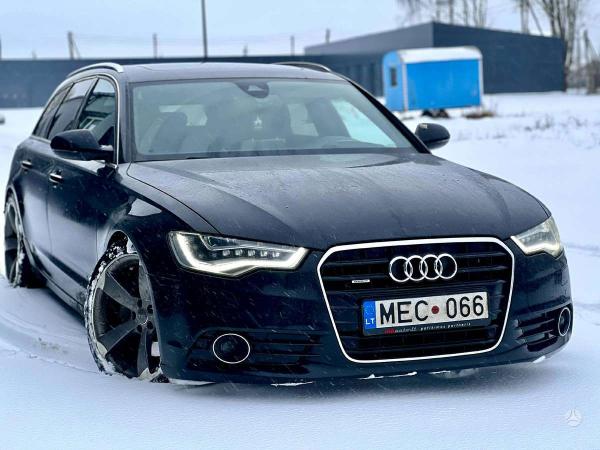Black Audi A6 2012 in Vilnius, with an engine capacity of 2.97 L and mileage of 415 thousand km for 13500 €, photo 1 on AUTOMOTO.COM.LV