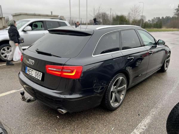 Black Audi A6 2012 in Vilnius, with an engine capacity of 2.97 L and mileage of 415 thousand km for 13500 €, photo 4 on AUTOMOTO.COM.LV