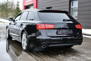 Black Audi A6 2012 in Kretinga, with an engine capacity of 3.00 L and mileage of 220 thousand km for 12250 €, photo 8 on AUTOMOTO.COM.LV
