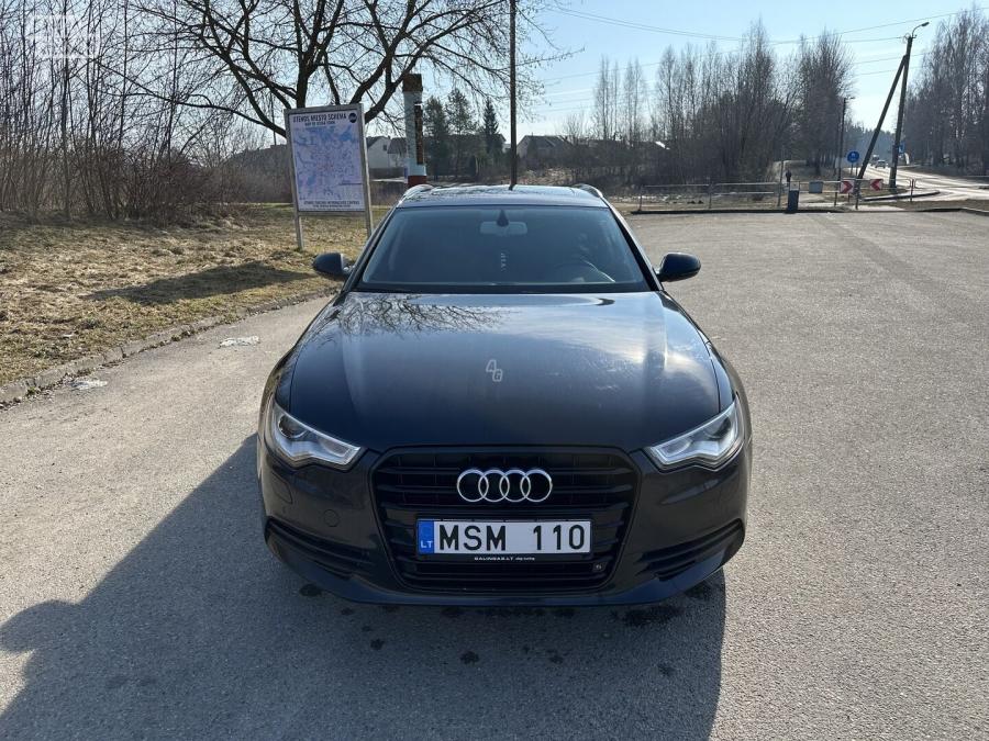 Black Audi A6 2012 in Utena, with an engine capacity of 2.00 L and mileage of 337 thousand km for 9900 €, photo 4 on AUTOMOTO.COM.LV