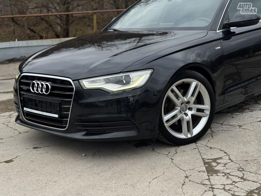 Black Audi A6 2012 in Vilnius, with an engine capacity of 3.00 L and mileage of 269 thousand km for 9700 €, photo 14 on AUTOMOTO.COM.LV