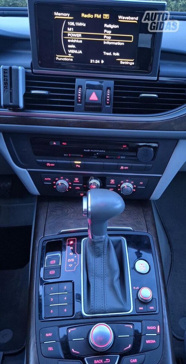 Black Audi A6 2012 in Vilnius, with an engine capacity of 3.00 L and mileage of 191 thousand km for 9999 €, photo 6 on AUTOMOTO.COM.LV