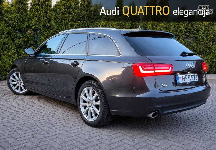 Black Audi A6 2012 in Vilnius, with an engine capacity of 3.00 L and mileage of 191 thousand km for 9999 €, photo 4 on AUTOMOTO.COM.LV