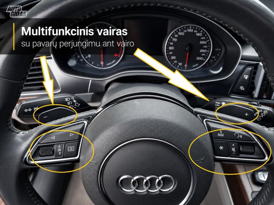 Black Audi A6 2012 in Vilnius, with an engine capacity of 3.00 L and mileage of 191 thousand km for 9999 €, photo 6 on AUTOMOTO.COM.LV