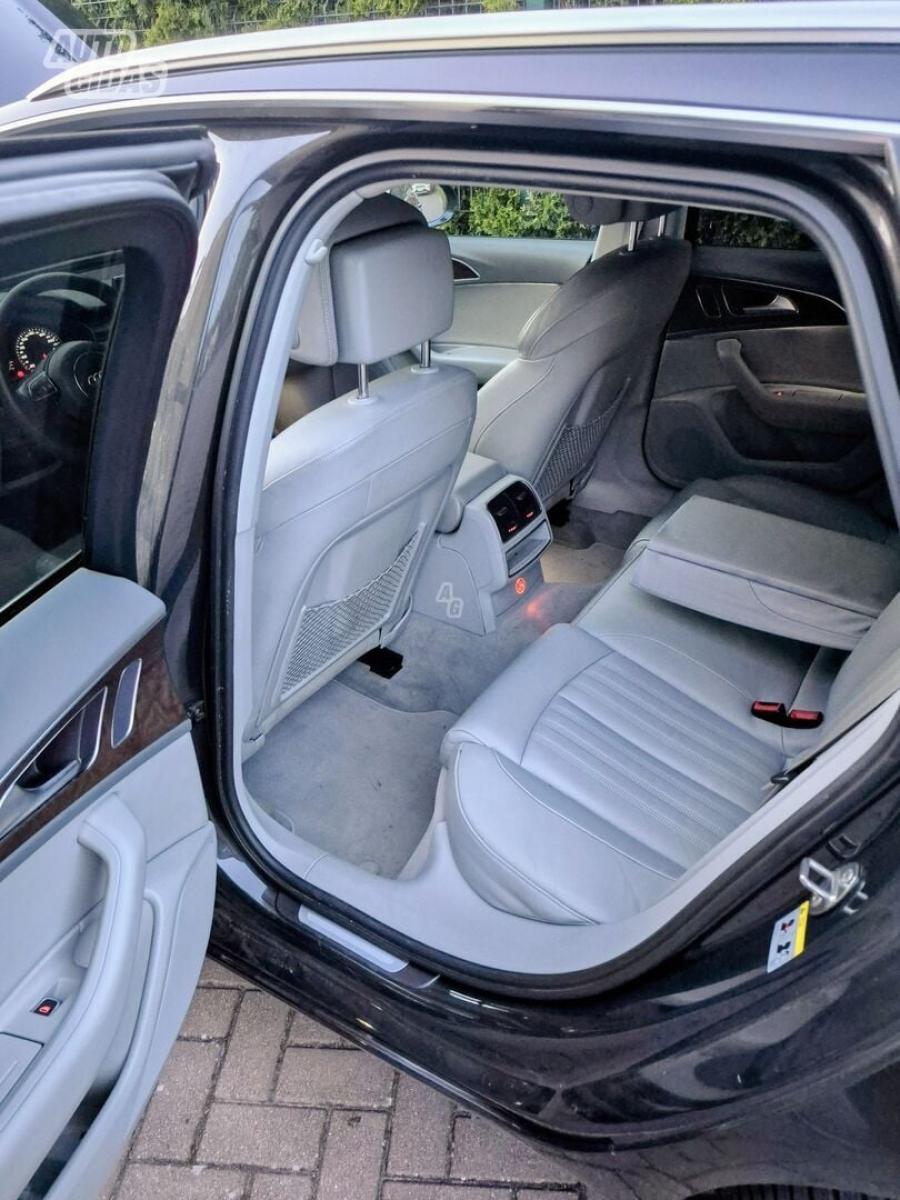 Black Audi A6 2012 in Vilnius, with an engine capacity of 3.00 L and mileage of 191 thousand km for 9999 €, photo 12 on AUTOMOTO.COM.LV