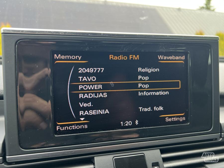 Black Audi A6 2012 in Kedainiai, with an engine capacity of 2.00 L and mileage of 286 thousand km for 7999 €, photo 20 on AUTOMOTO.COM.LV