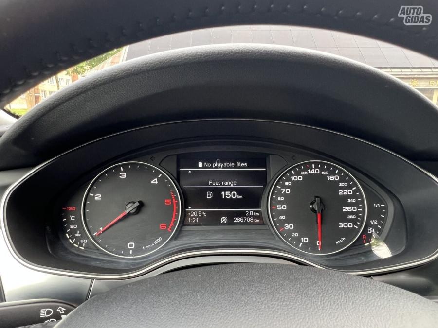 Black Audi A6 2012 in Kedainiai, with an engine capacity of 2.00 L and mileage of 286 thousand km for 7999 €, photo 26 on AUTOMOTO.COM.LV