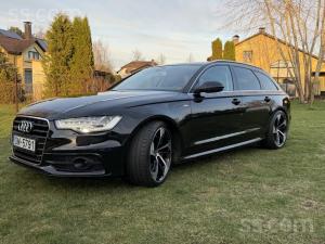 Melns Audi A6 2012 Rīga, ar dzinēja tilpumu 3.00 L un nobraukumu 341 tūkst. km par 10000 €, foto  vietnē AUTOMOTO.COM.LV