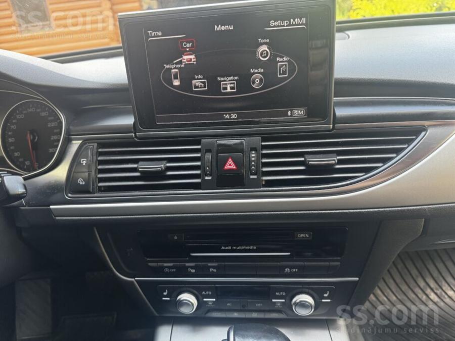 Black Audi A6 2012 in Ludza, with an engine capacity of 2.00 L and mileage of 0 thousand km for 9550 €, photo 9 on AUTOMOTO.COM.LV