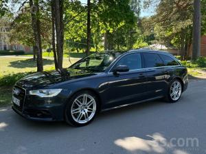 Black Audi A6 2012 in Riga, with an engine capacity of 3.00 L and mileage of 0 thousand km for 13299 €, photo  on AUTOMOTO.COM.LV