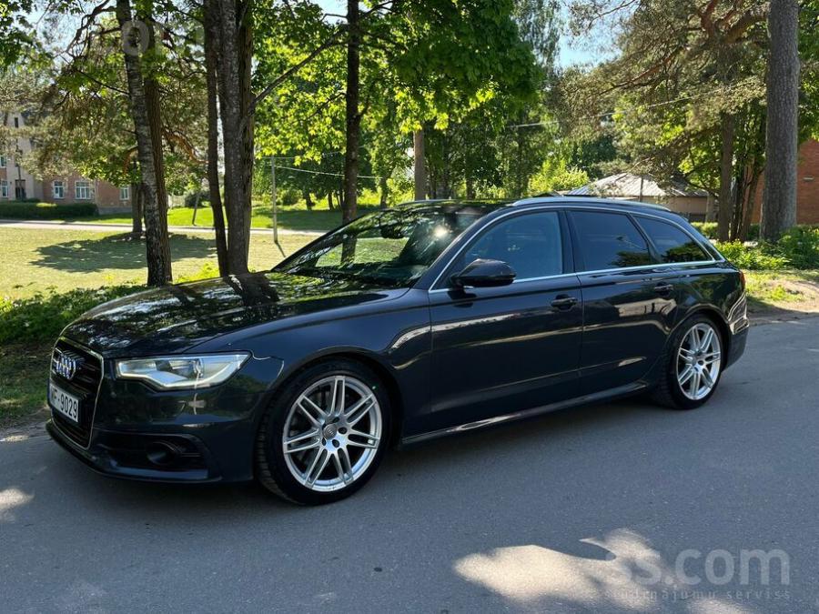 Black Audi A6 2012 in Riga, with an engine capacity of 3.00 L and mileage of 0 thousand km for 13299 €, photo 1 on AUTOMOTO.COM.LV