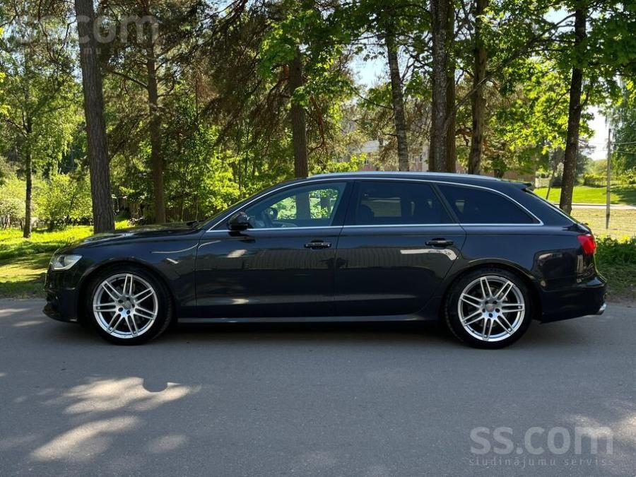 Black Audi A6 2012 in Riga, with an engine capacity of 3.00 L and mileage of 0 thousand km for 13299 €, photo 3 on AUTOMOTO.COM.LV