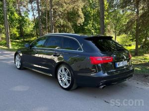 Black Audi A6 2012 in Riga, with an engine capacity of 3.00 L and mileage of 0 thousand km for 13299 €, photo 4 on AUTOMOTO.COM.LV