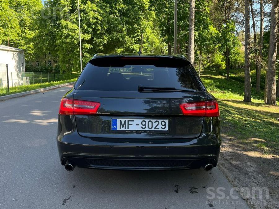 Black Audi A6 2012 in Riga, with an engine capacity of 3.00 L and mileage of 0 thousand km for 13299 €, photo 5 on AUTOMOTO.COM.LV