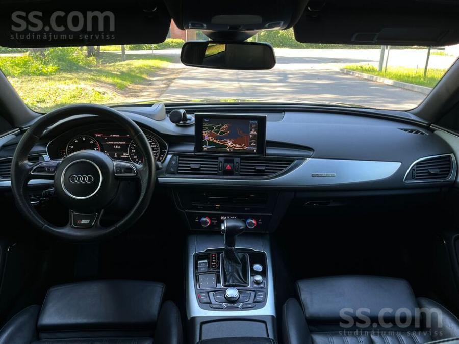 Black Audi A6 2012 in Riga, with an engine capacity of 3.00 L and mileage of 0 thousand km for 13299 €, photo 12 on AUTOMOTO.COM.LV