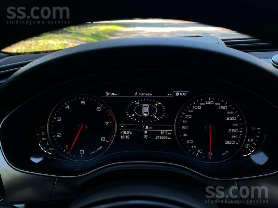 Black Audi A6 2012 in Riga, with an engine capacity of 3.00 L and mileage of 0 thousand km for 13299 €, photo 15 on AUTOMOTO.COM.LV