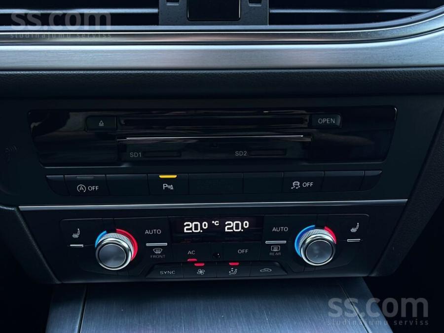 Black Audi A6 2012 in Riga, with an engine capacity of 3.00 L and mileage of 0 thousand km for 13299 €, photo 22 on AUTOMOTO.COM.LV