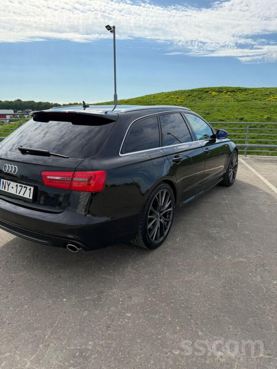 Black Audi A6 2012 in Riga, with an engine capacity of 3.00 L and mileage of 295 thousand km for 15900 €, photo 5 on AUTOMOTO.COM.LV