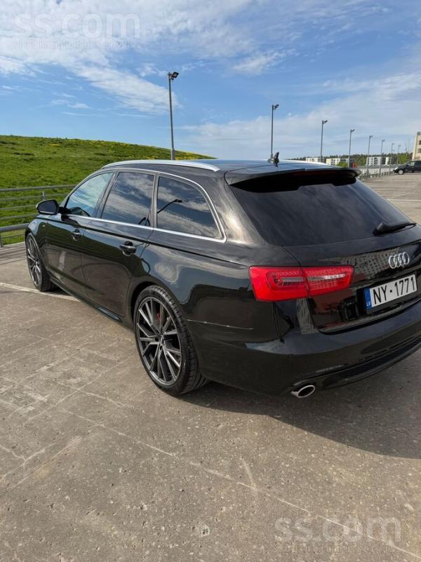 Black Audi A6 2012 in Riga, with an engine capacity of 3.00 L and mileage of 295 thousand km for 15900 €, photo 6 on AUTOMOTO.COM.LV
