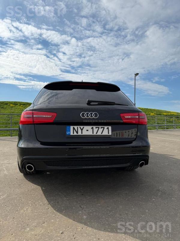 Black Audi A6 2012 in Riga, with an engine capacity of 3.00 L and mileage of 295 thousand km for 15900 €, photo 7 on AUTOMOTO.COM.LV