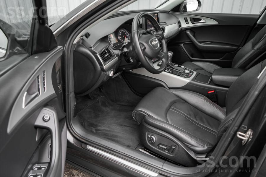 Black Audi A6 2012 in Ogre, with an engine capacity of 3.00 L and mileage of 241 thousand km for 11900 €, photo 9 on AUTOMOTO.COM.LV